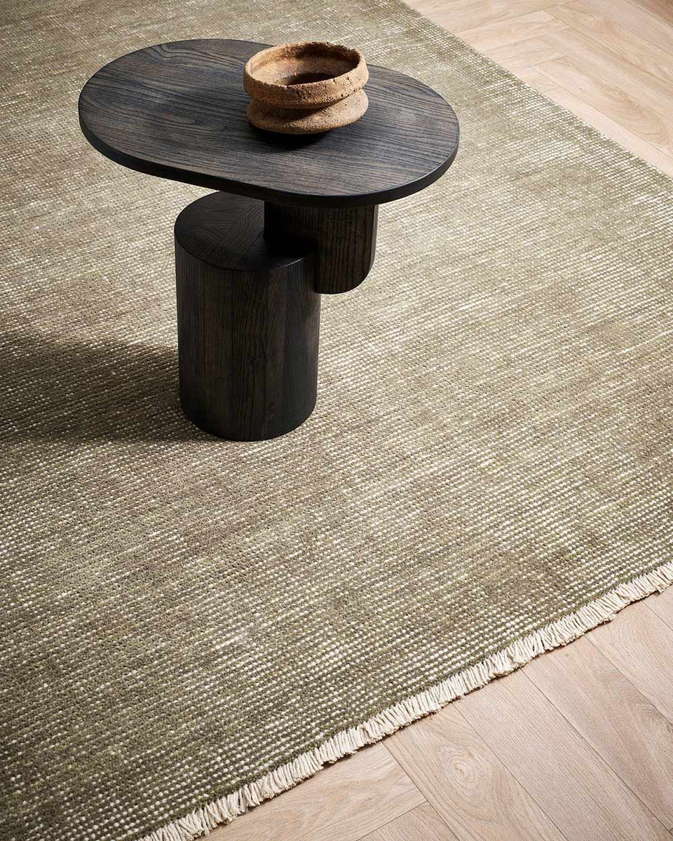 Baya Corbett Floor Rug - Lichen | 100% NZ Wool– Ink & Brayer Australia