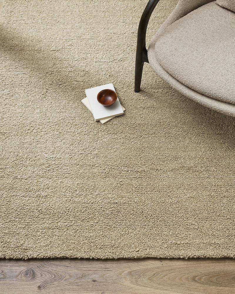 Light Brown Wool Boucle Rug - Dorset by Baya | Four sizes– Ink & Brayer ...